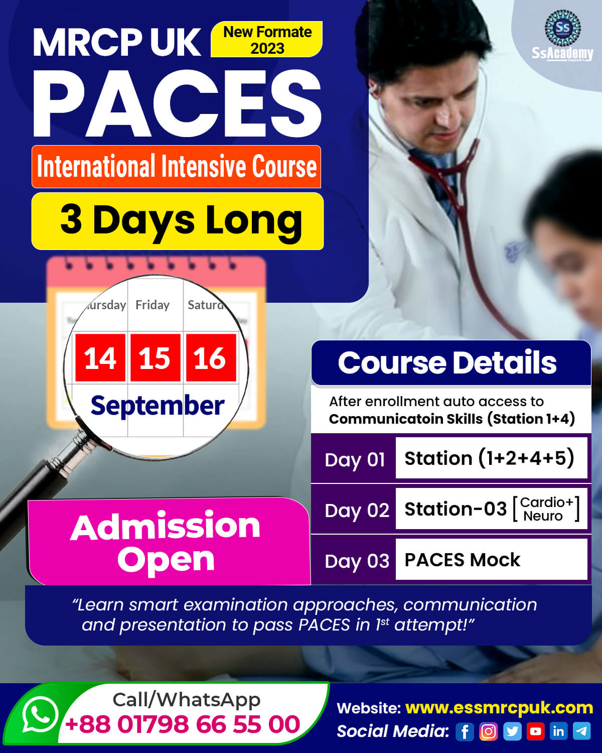 MRCP PACES Course | World's No.#1 Course - SsAcademy